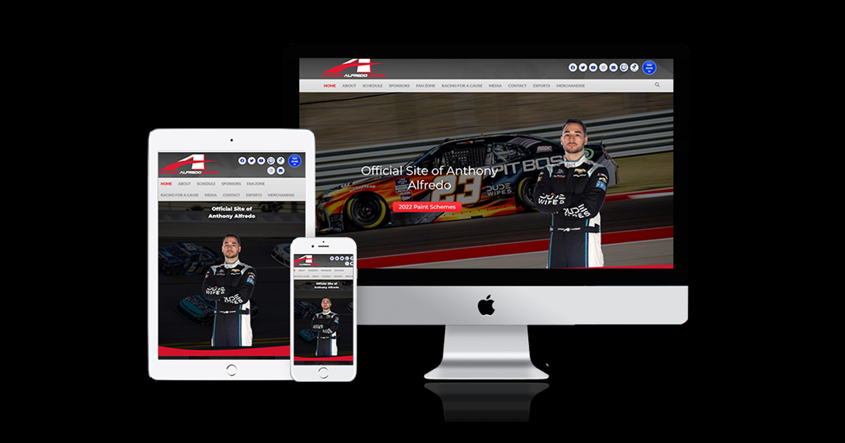 Motorsports web design - Victory Lane Design - Driver and Race Team ...